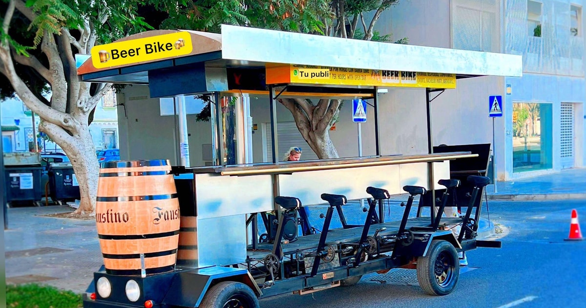 Beer bike ride Malaga center | GetYourGuide