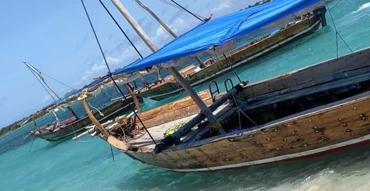 Safari blue Zanzibar by sailing dhow trip | GetYourGuide