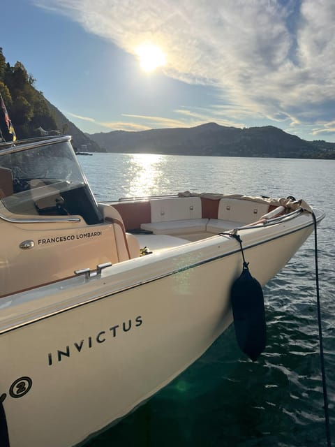 Lake Como: La Dolce Vita Private Tour 2 hours Invictus boat | GetYourGuide