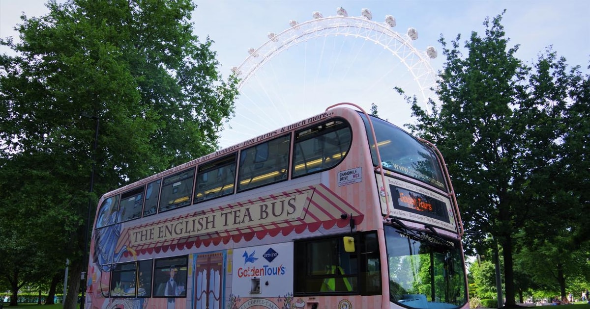 London: Afternoon Tea Bus with a Glass of Prosecco | GetYourGuide