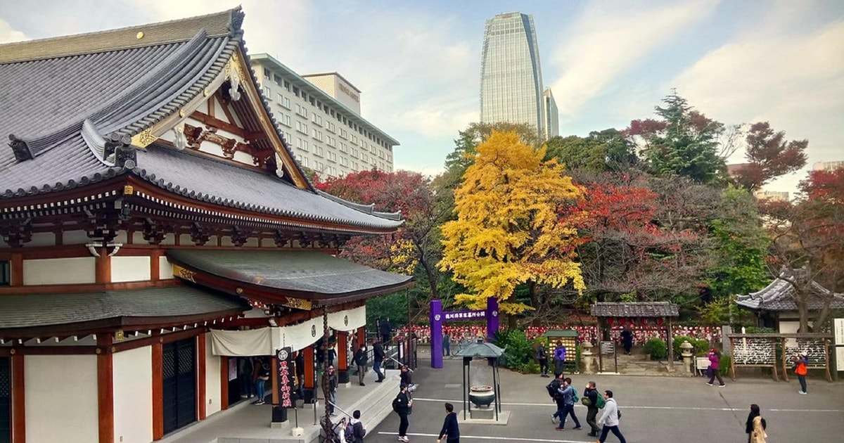 Tokyo: Tokyo Tower, Shiba Park, Zojoji Temple byvandring | GetYourGuide