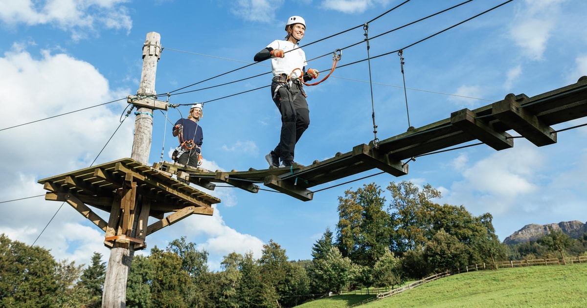 Küssnacht: Ropes Park Rigi Climbing Adventure with Entry Ticket ...