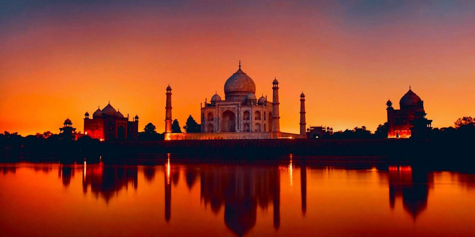 Taj Mahal Sunket Skatt Taj Mahal At Sunset Holiday Architects India