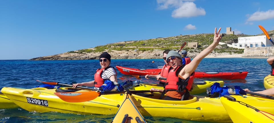 Kayak Gozo & Comino - Full Day Kayak Adventure, with lunch | GetYourGuide