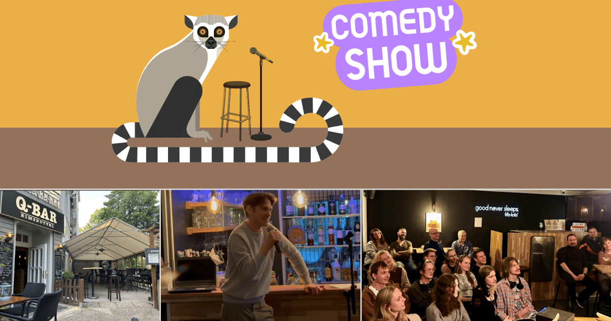 Stand-up Comedy Show Q-Bar Hamburg-Eimsbüttel June 4 | GetYourGuide