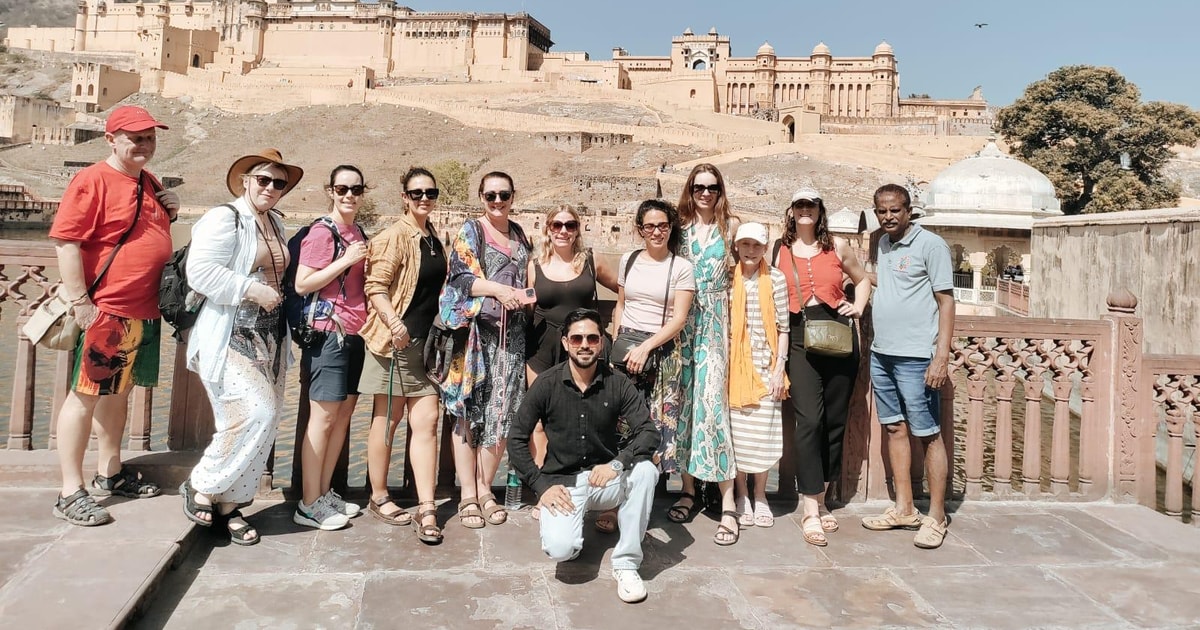 Jaipur: Jaipur & Amber Fort Hel- eller halvdagsutflykt med guide ...