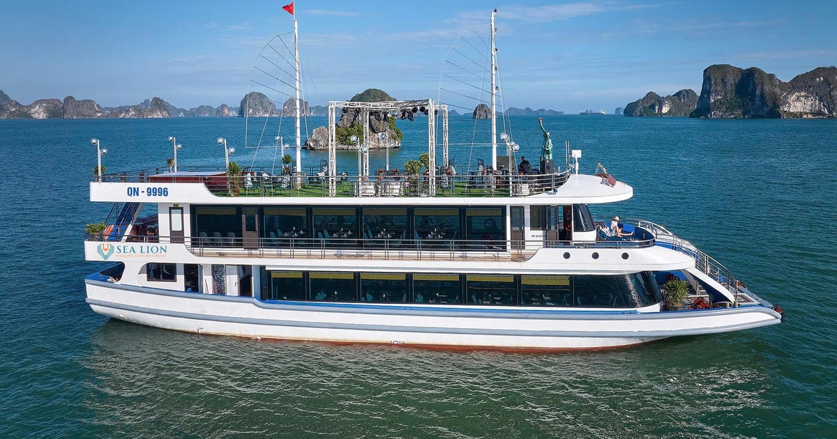 Halong Bay Newest 5-Star Day Cruise: Buffet Lunch & Jacuzzi | GetYourGuide