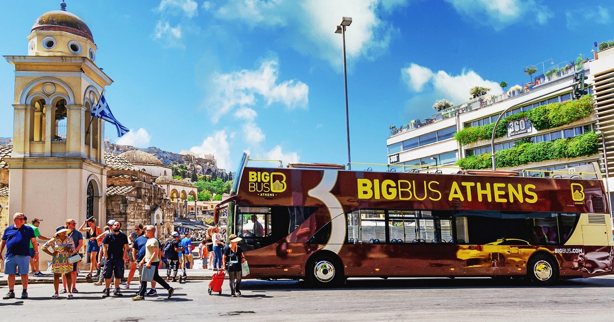 Athens: Big Bus Hop-on Hop-off Tour by Open-Top Bus | GetYourGuide