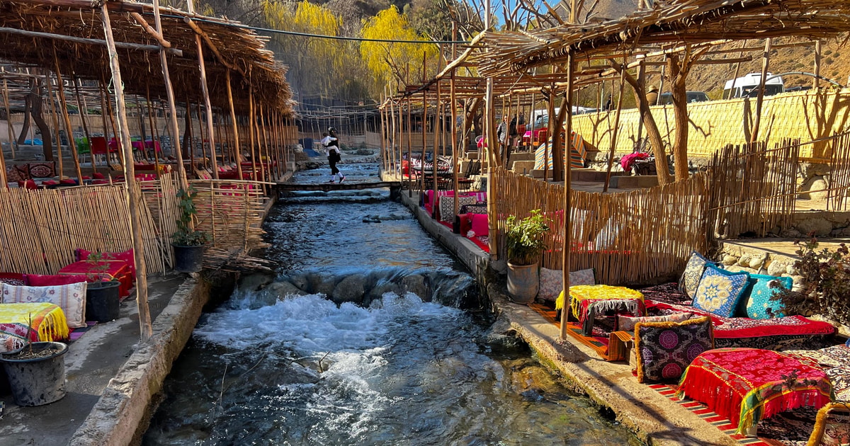 Marrakech: Atlas , Ourika Valley Waterfalls & Lunch & guide | GetYourGuide