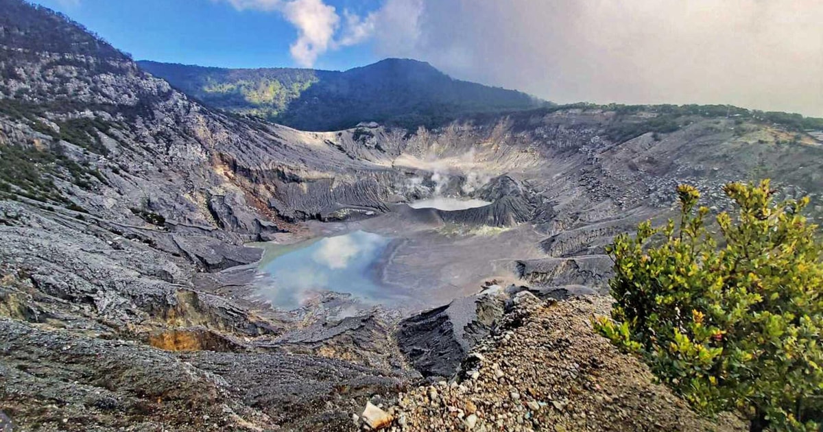 motorcycle Tour view natural Lembang volcano and hot springs | GetYourGuide