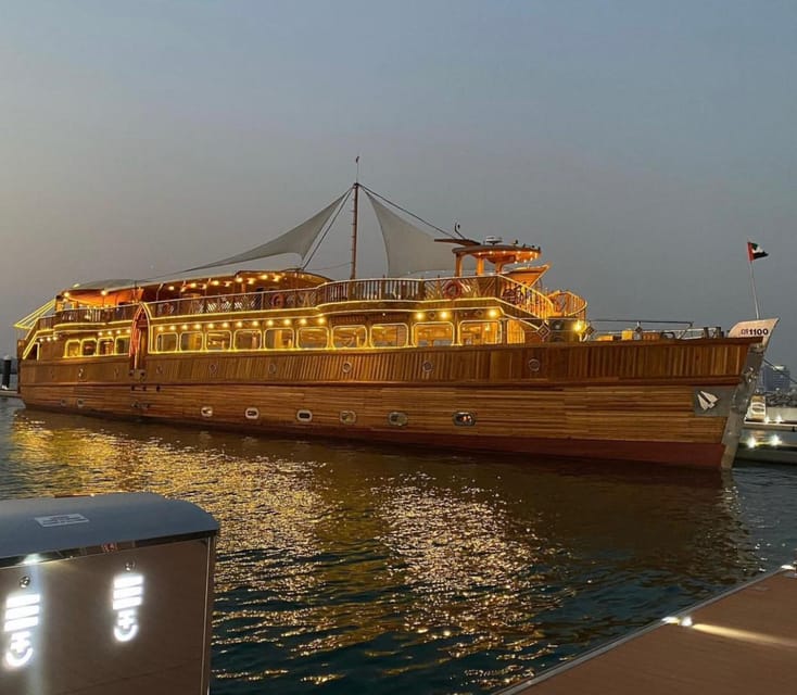 RUSTAR El crucero con cena en dhow más grande del mundo Dubai ...