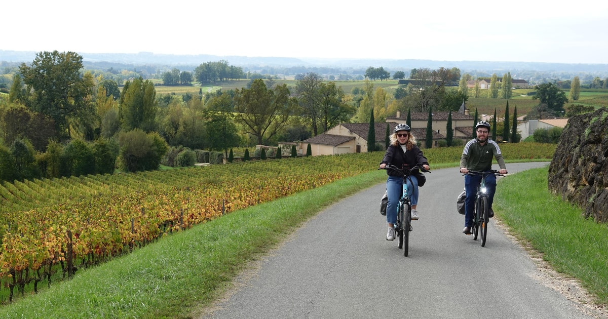 St. Emilion: Halbtagestour E-Bike & Wein mit Wein und Käse | GetYourGuide