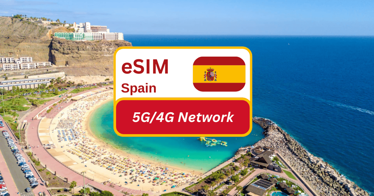 Gran Canaria: Spain eSIM Data Plans with 1GB to 20GB Options | GetYourGuide