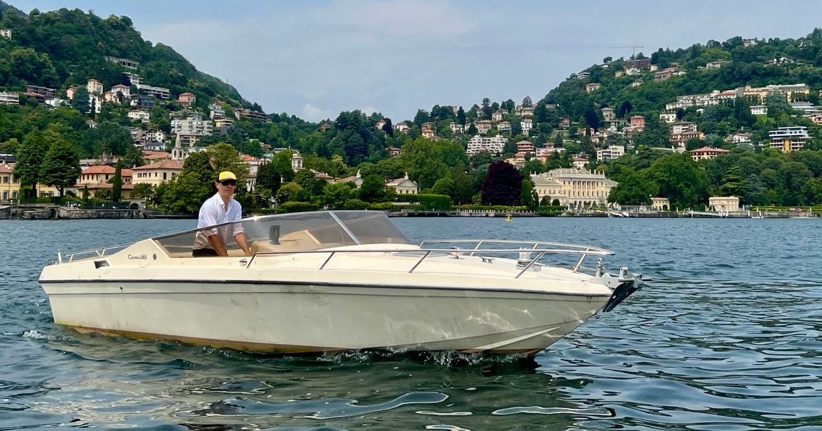 Lago de Como: Tour en barco privado VIP con un capitán | GetYourGuide