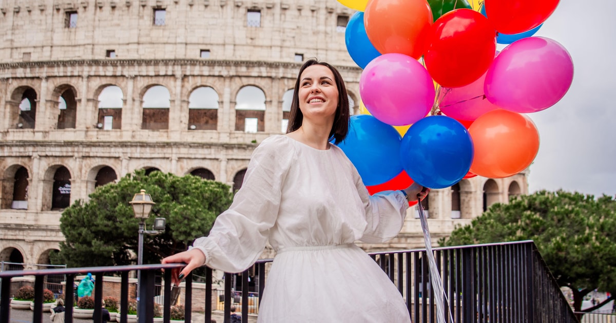 Rom: Professionelles Fotoshooting mit Luftballons | GetYourGuide