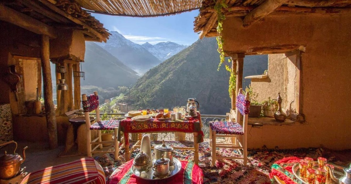 Get your lunch in atlas Mountains Berber house Moroccan tea | GetYourGuide
