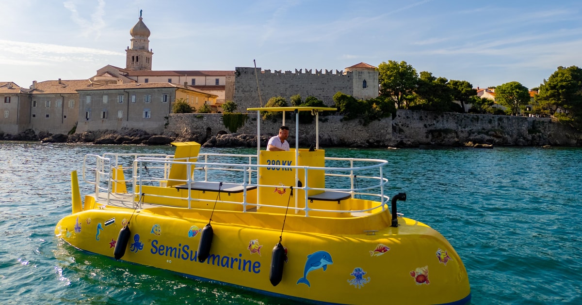 Krk: excursión en semisubmarino amarillo | GetYourGuide