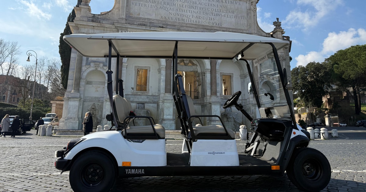 Rome: Golf Cart Night Pick up Tour | GetYourGuide