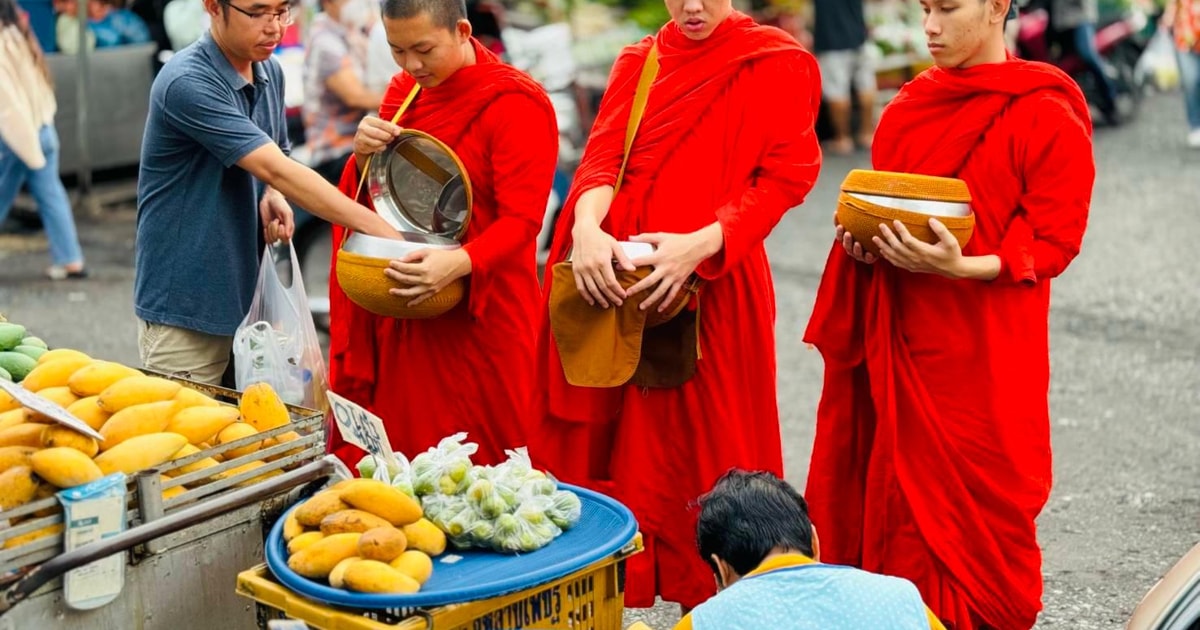 Walk With Monks Collecting Alms | GetYourGuide