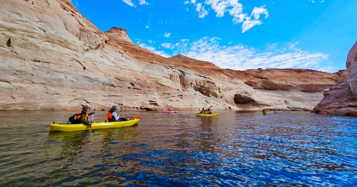Page/meer Powell: Kajak & Water Antelope Canyon Tour met gids ...