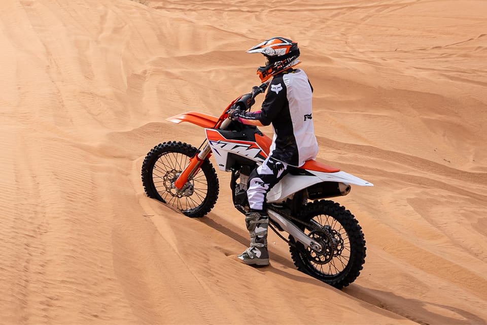 Dubai Motocross KTM 450CC Rental | GetYourGuide