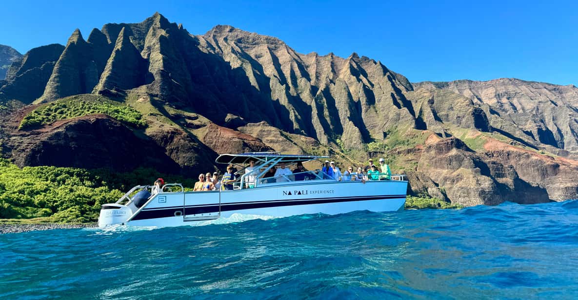 Kauai: Na Pali Coast Deluxe Power Catamaran Tour | GetYourGuide