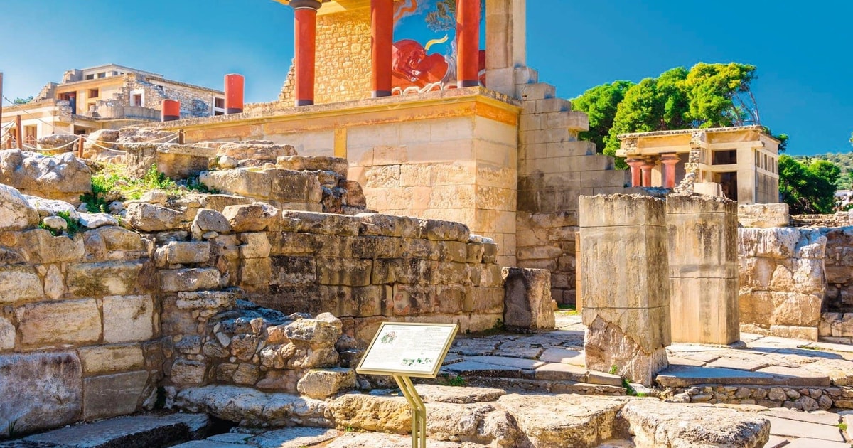 Vom Gebiet Elounda aus: Knossos Palast & Archäologisches Museum ...