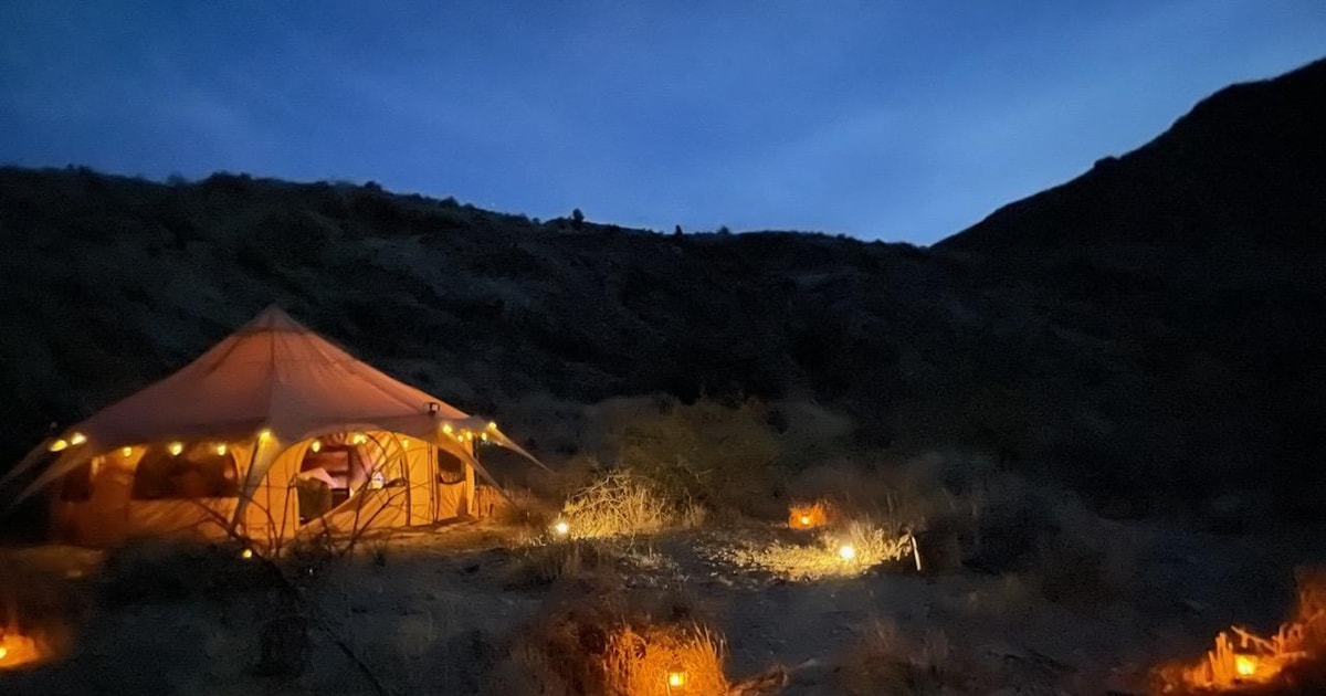 Glamping in Las Vegas Queen Suite Tent | GetYourGuide