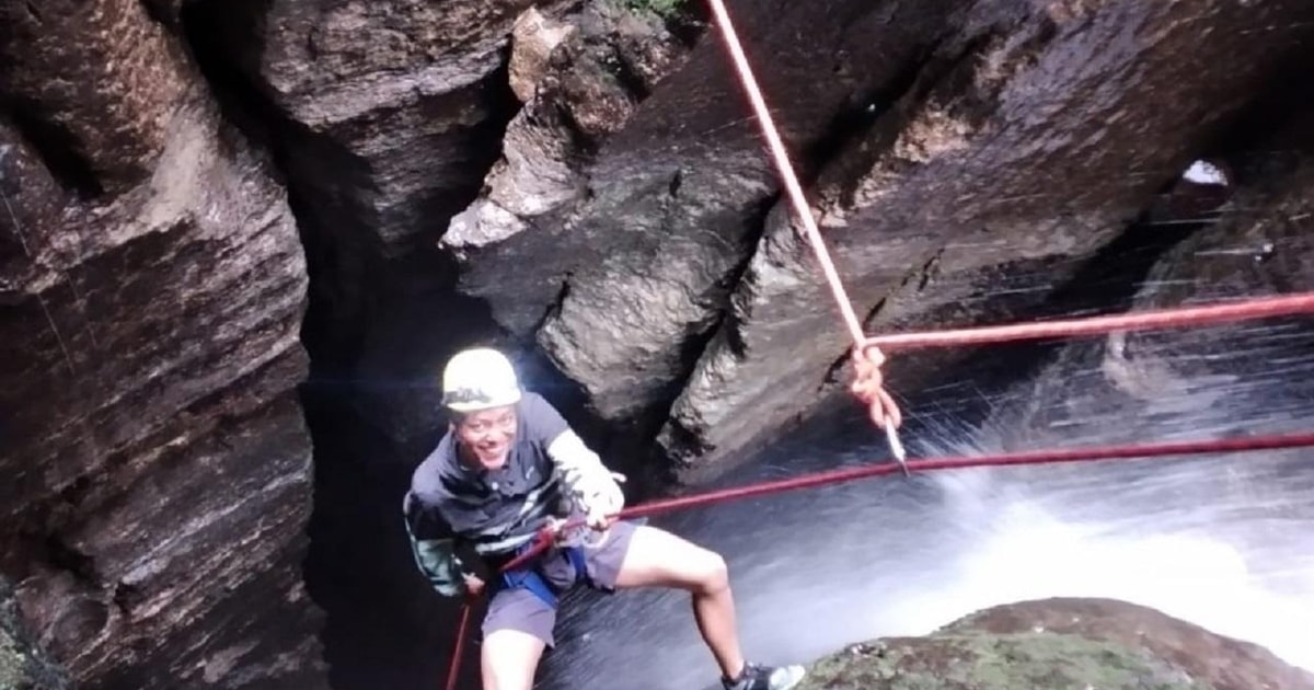 Canyoning 70m. Cave Exploration + Hiking + Caving | GetYourGuide
