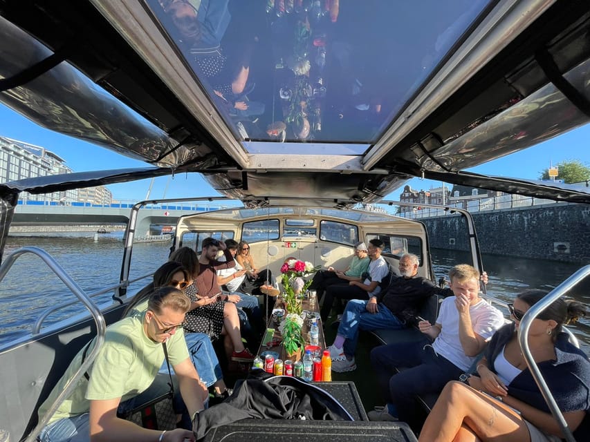 Amsterdam: 420 Smoke Friendly 1-Hour Boat Tour with Drink | GetYourGuide