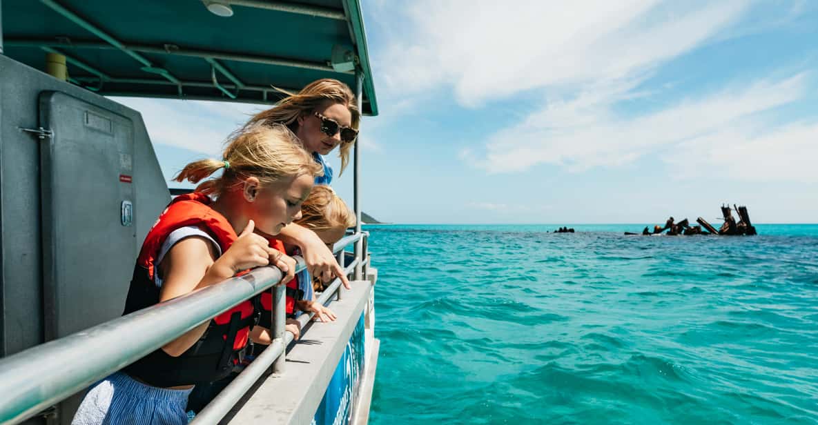 Moreton Island: Tangalooma Day Trip Marine Discovery Cruise | GetYourGuide