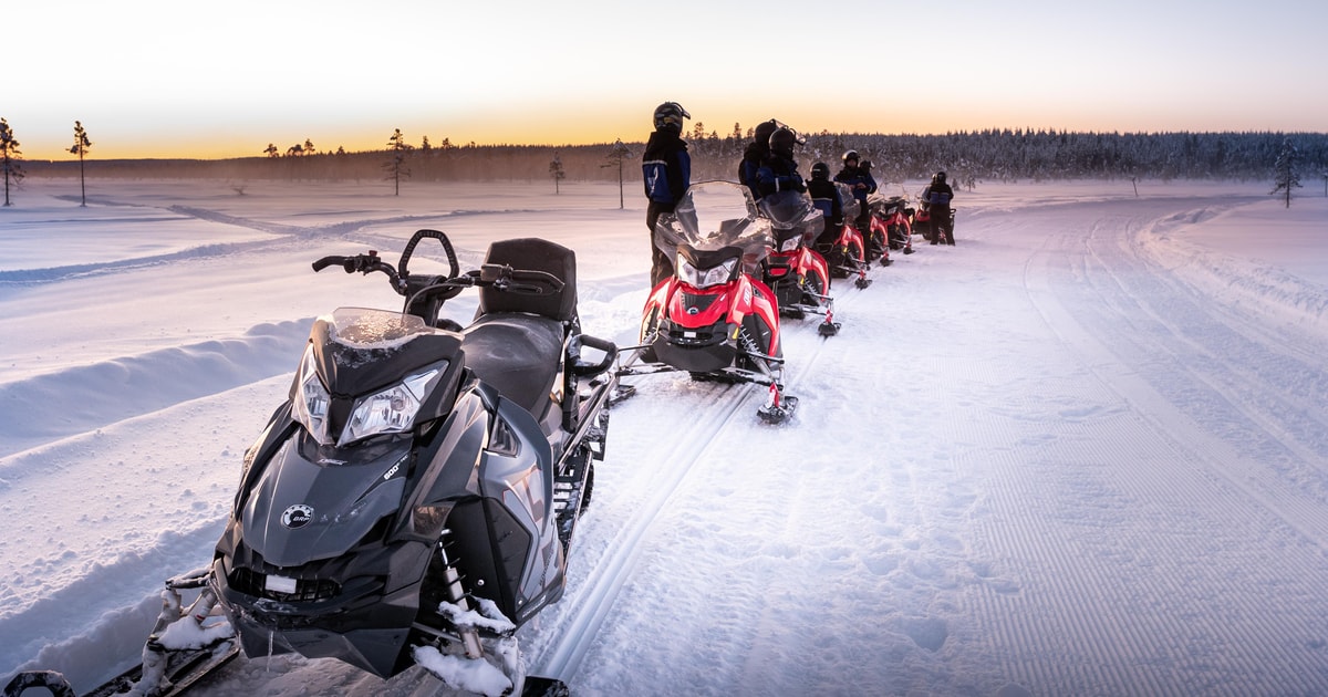 Levi: Easy Snowmobile Tour Perfect for Beginners | GetYourGuide