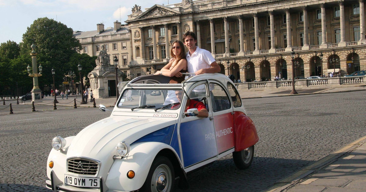 Highlights of Paris: Private 6-Hour Vintage 2CV Tour | GetYourGuide