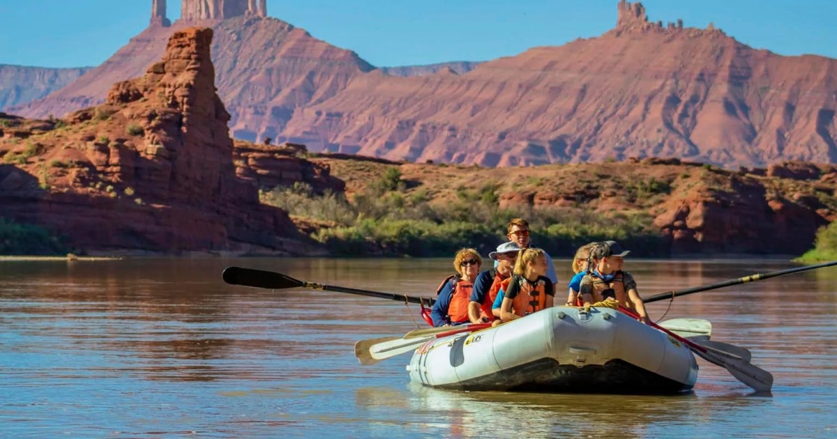 Moab: Castle Valley halve dag raftingtocht met gids | GetYourGuide