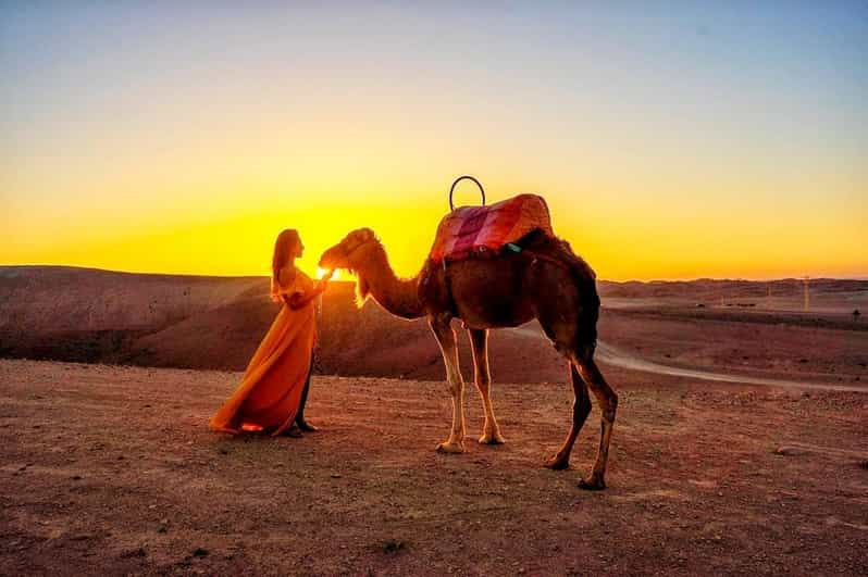 Marrakech: Agafay Desert Dinner With Camel Ride & Fire Show: Agafay ...