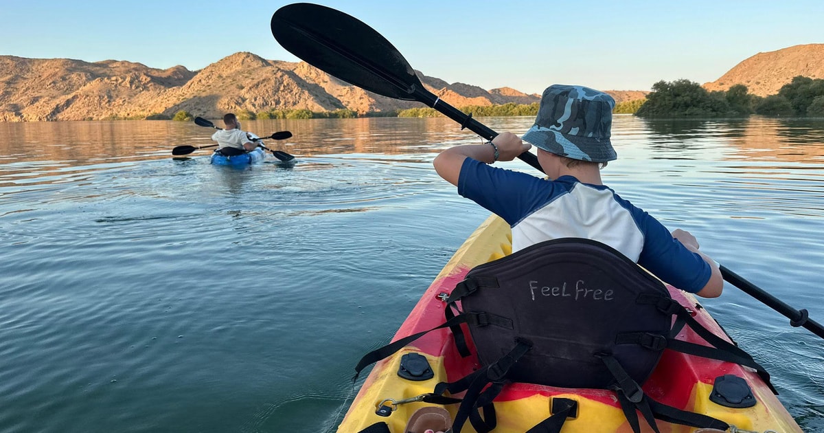 From Muscat : Kayak at Khor al khairan Sunset. Private | GetYourGuide