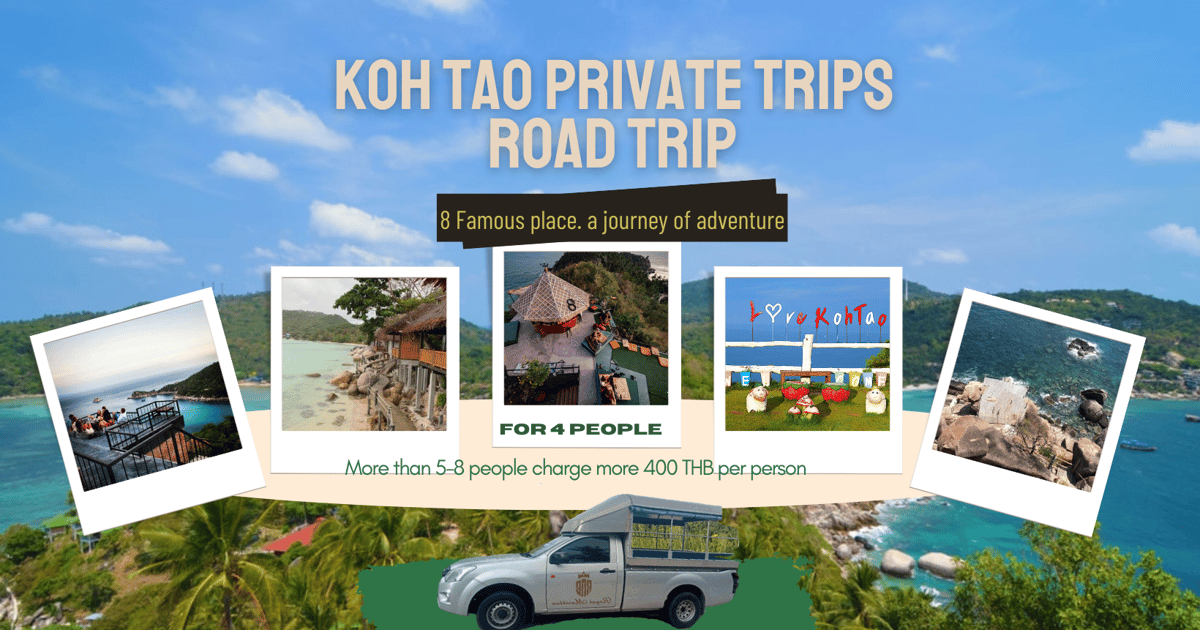 Koh Tao : Privé Road Trip naar 8 beroemde plaatsen | GetYourGuide
