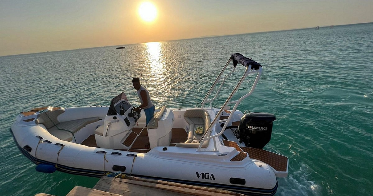 Hurghada: Prive speedboot naar Orange & Nemo eiland met lunch ...