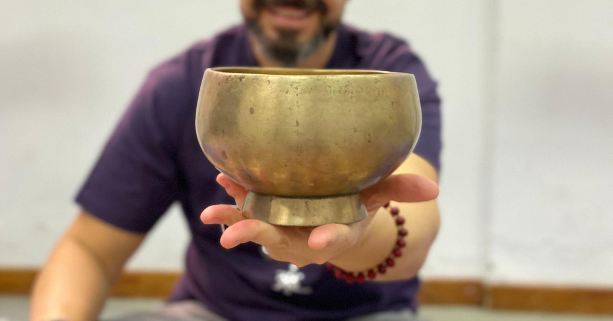Relaxing session with gong and singing bowls | GetYourGuide