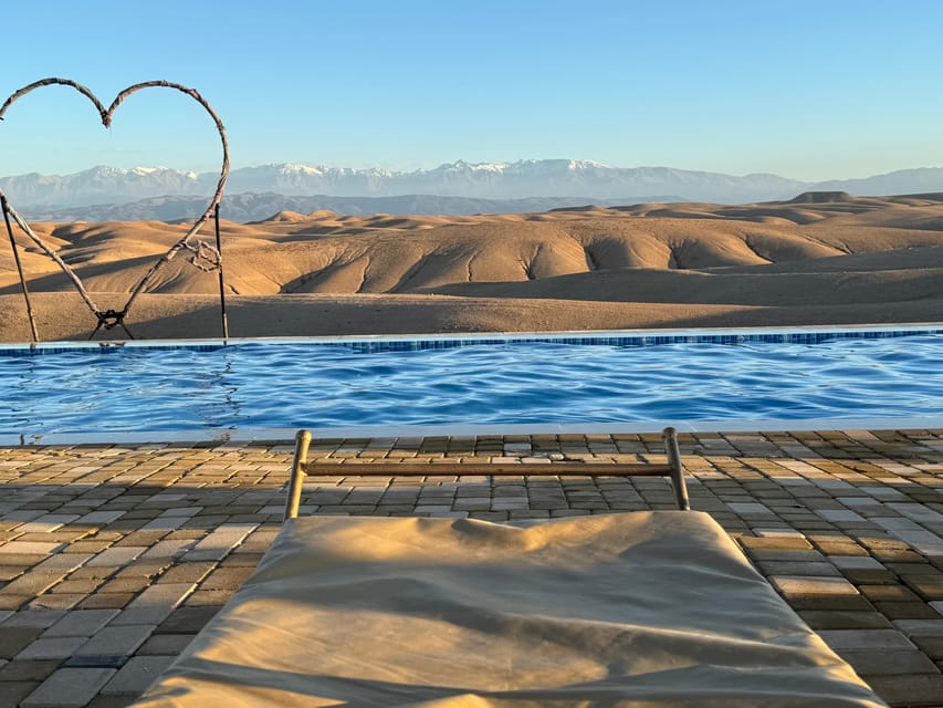 Day Pass at Agafay Desert : Swimming pool & Lunch | GetYourGuide