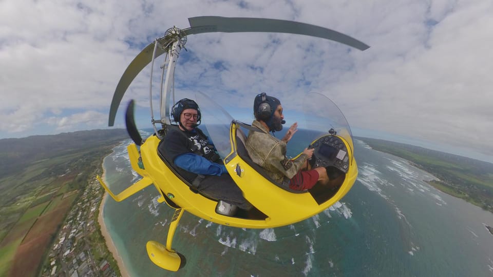Oahu: Gyroplane Flight over North Shore of Oahu Hawaii | GetYourGuide