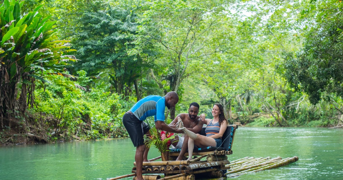 Falmouth: Martha Brae River Rafting & Luminous Lagoon Tour | GetYourGuide