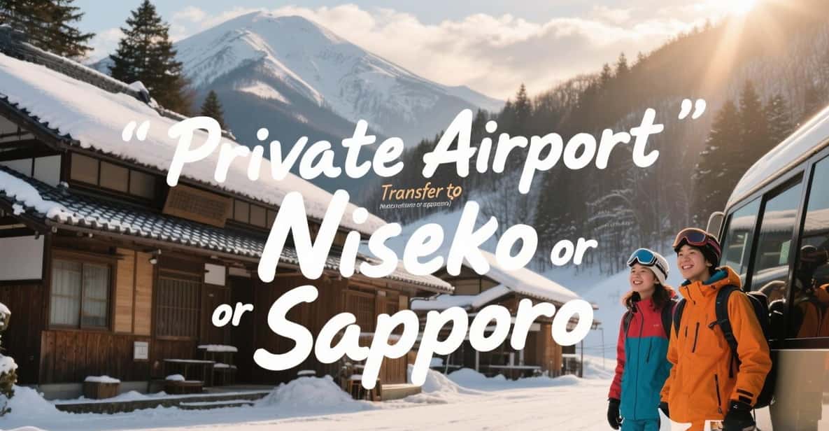 New Chitose Airport: Private Transfer to/from Niseko/Sapporo | GetYourGuide