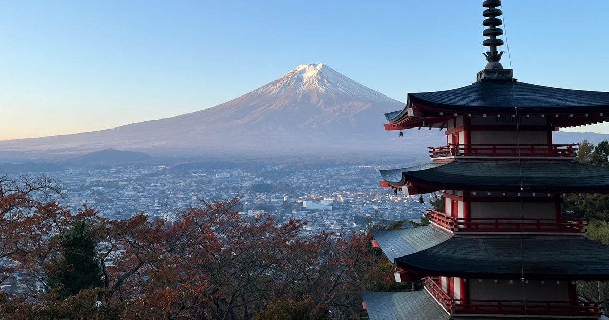 Tokio: Geführte Tour durch das Mt. Fuji Gebiet mit traditionellem ...