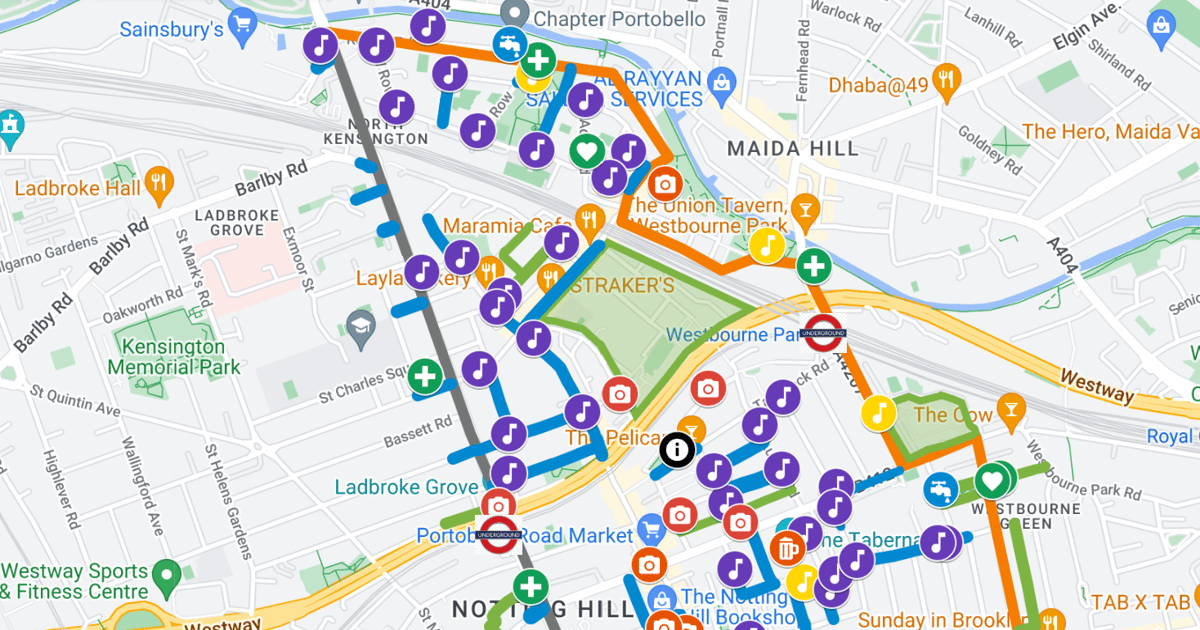 Notting Hill Carnival London - Interactive Map Guide | GetYourGuide