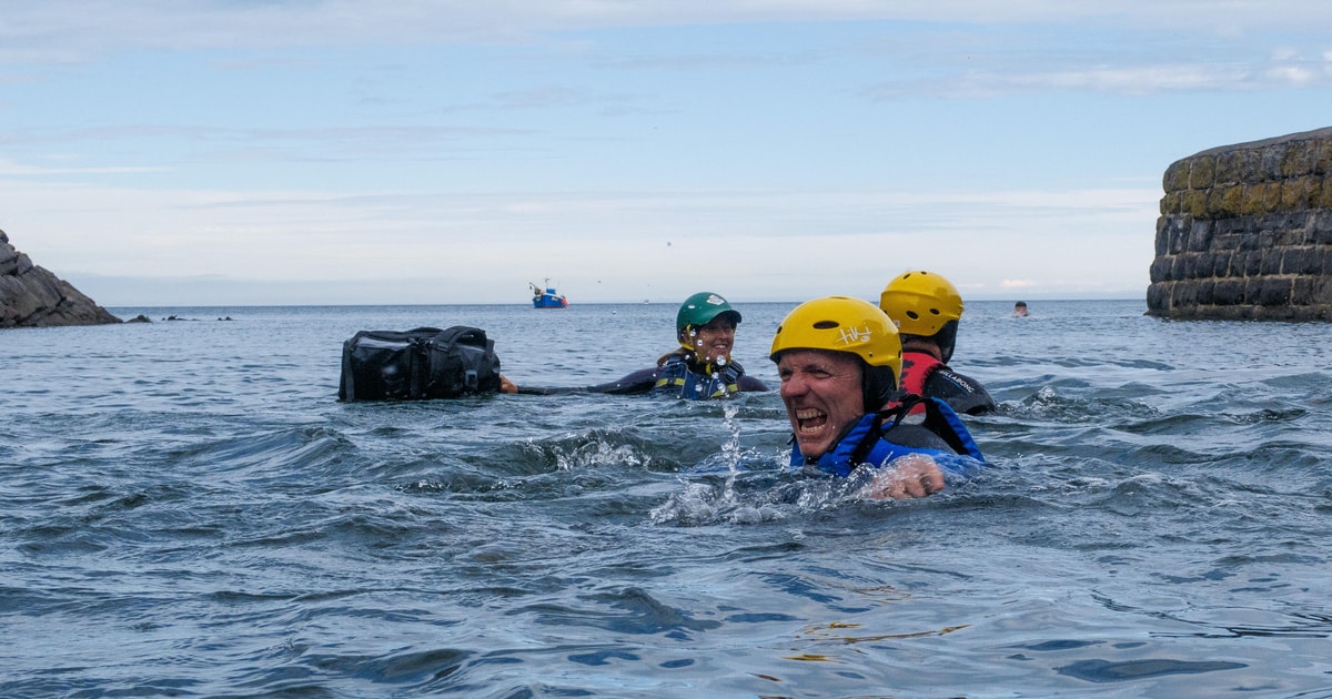 Pembrokeshire: Coasteering Adventure at Stackpole Quay | GetYourGuide