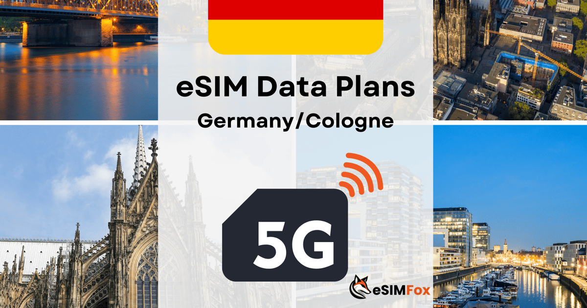 Cologne : eSIM Internet Data Plan Germany high-speed 5G | GetYourGuide