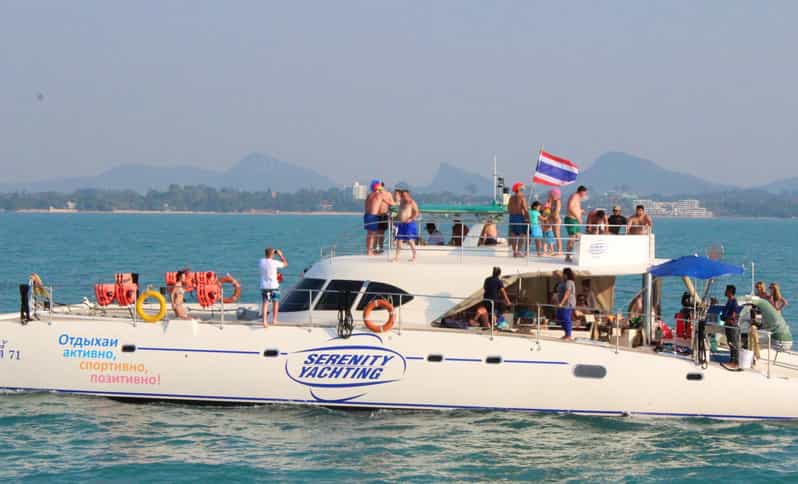 Pattaya: 3 Islands Catamaran Tour with Buffet Lunch | GetYourGuide