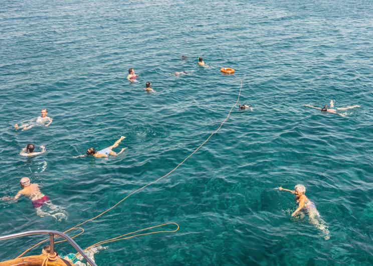 Larnaca: Bay Glass Bottom Boat Cruise with Snorkeling | GetYourGuide