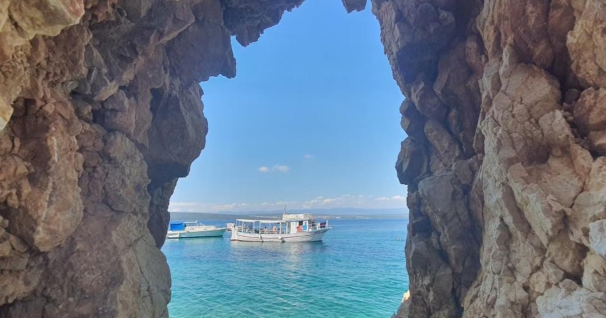 Krk: Blue Cave, Golden Beach & Plavnik Island Boat Tour | GetYourGuide